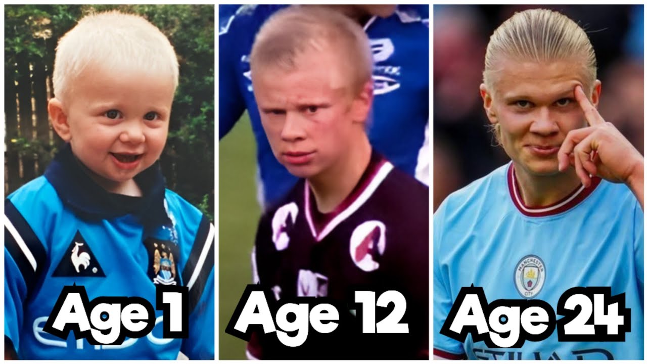 Erling Haaland Transformation From Age 1 to 24 Years Old | Childhood ...