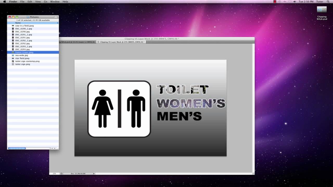 Lite Bite for Photoshop: Clipping Masks vs. Layer Masks - YouTube