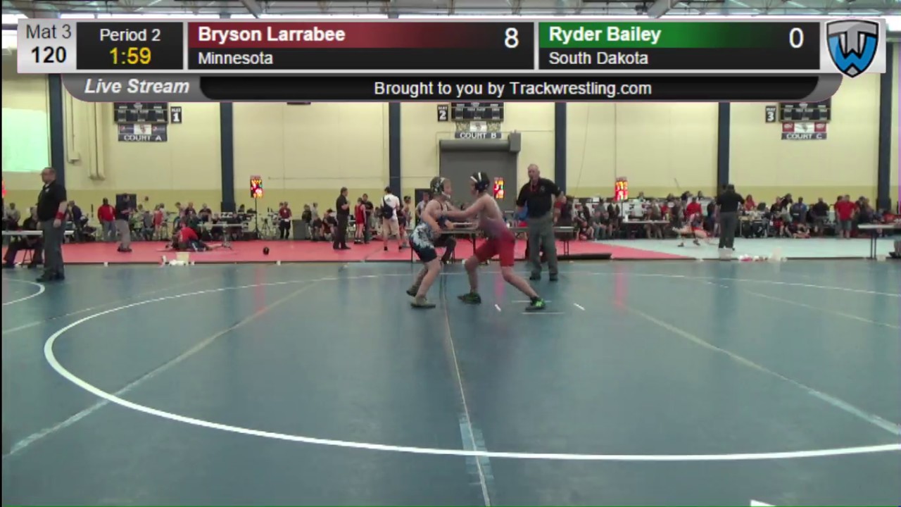 4192 Novice 120 Bryson Larrabee Minnesota vs Ryder Bailey South Dakota ...