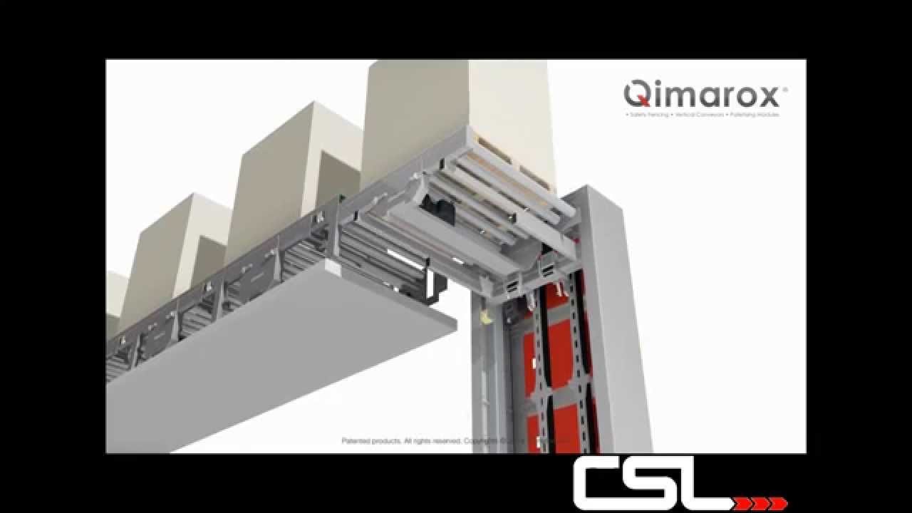 Prorunner Mk9 Vertical Pallet Elevator - Conveyor Systems Ltd - YouTube