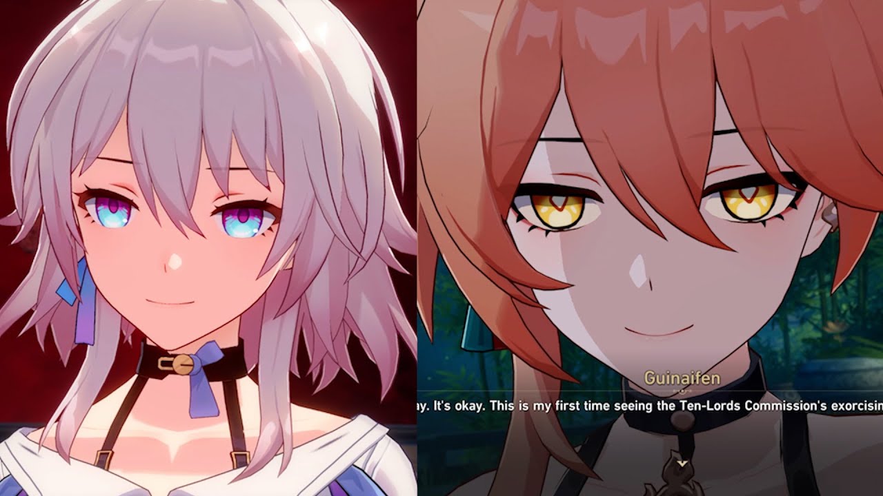 Who has the better Evil Smile, March 7th or Guinaifen - YouTube