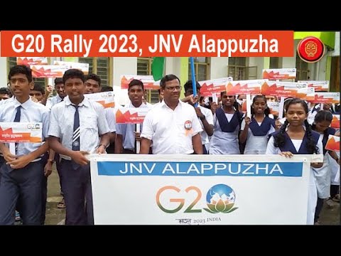 G20 Rally 2023 JNV Alappuzha Kerala - YouTube