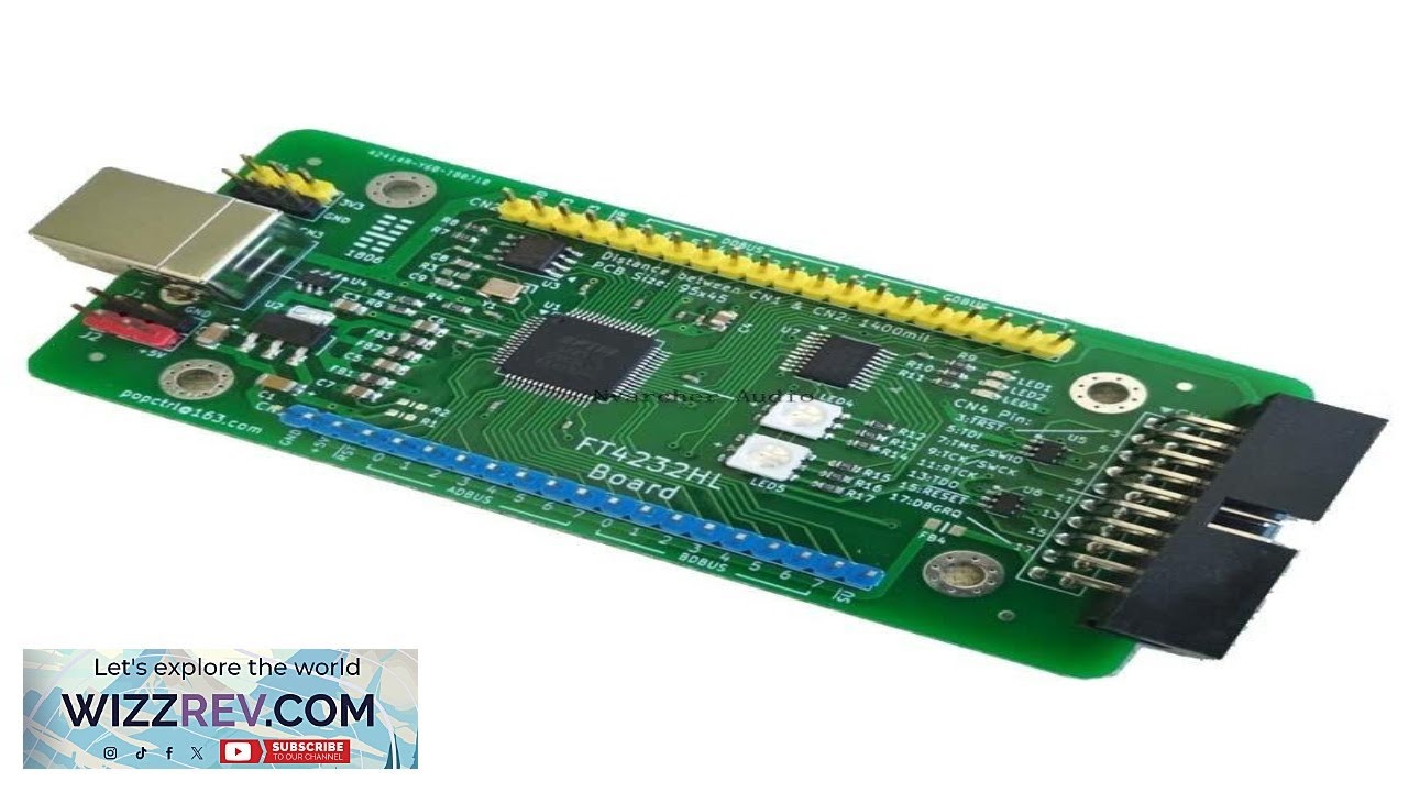 Nvarcher FT4232HL Development Board FT4232 USB to Serial Port JTAG SPI ...