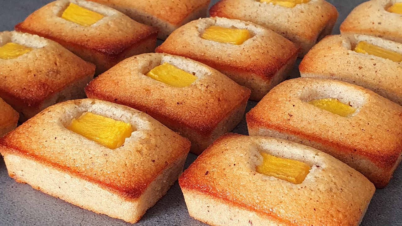 Financier With Mango / Amazing And Tasty Financier Recipe - YouTube
