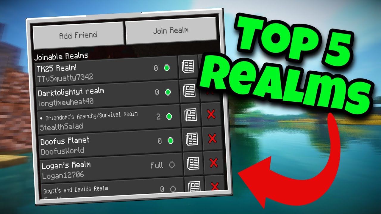 JOIN MY TOP 5 FREE BEST MINECRAFT REALMS IN 2021! (PS4, XBOX, PC, MCPE ...