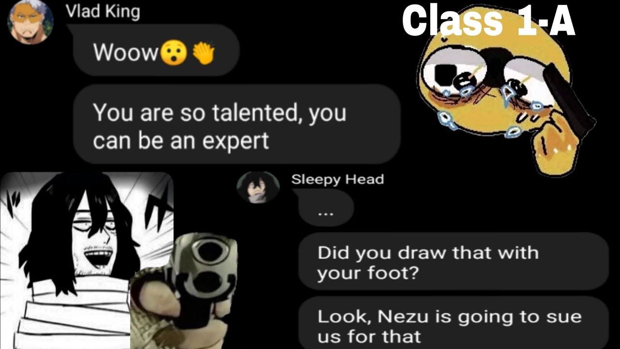 How Aizawa ROASTS Class 1-A ||MHA X y/n|| Steven He Skit - YouTube