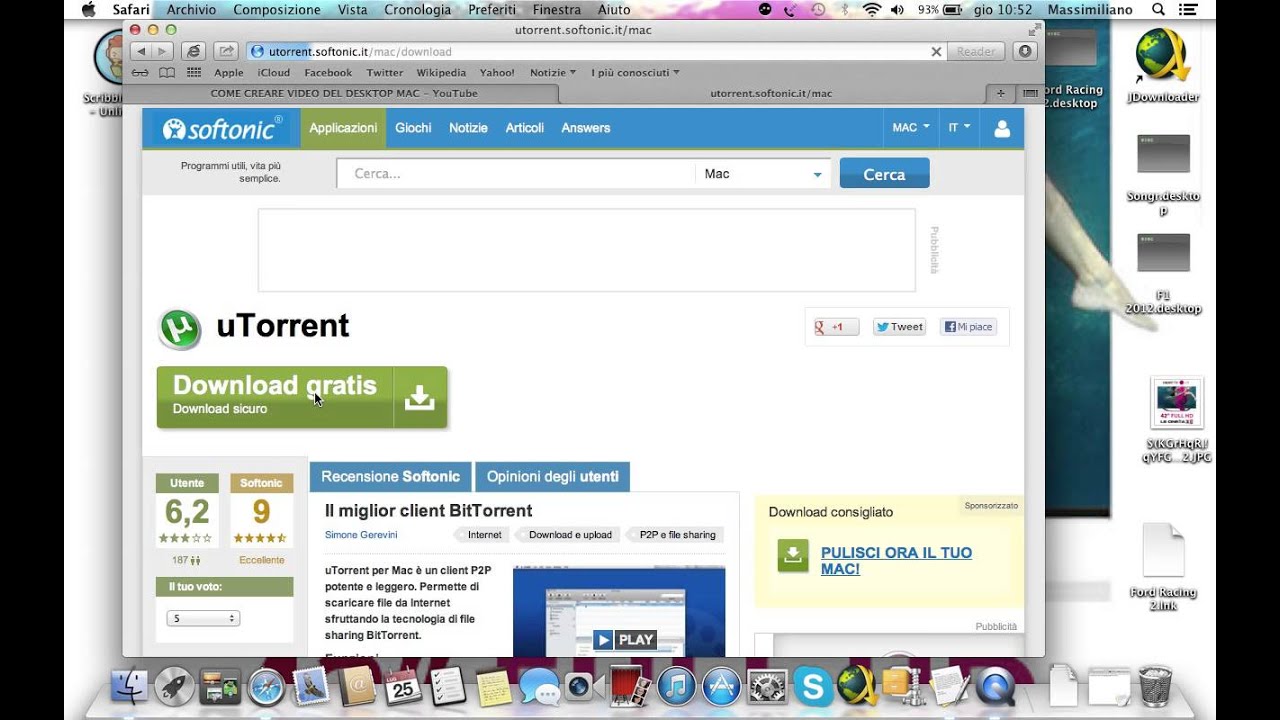 COME SCARICARE UTORRENT PER MAC ITA - YouTube