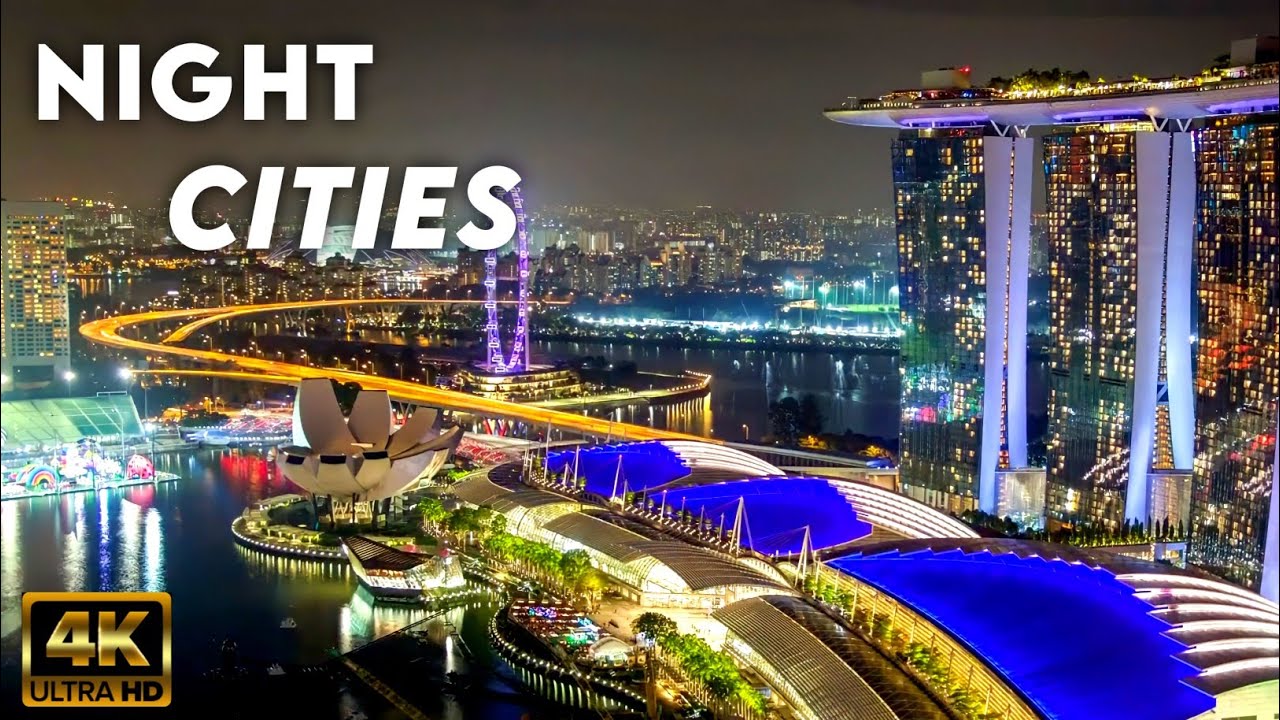 Most Beautiful City In The World || City View Drone Footage || Night ...