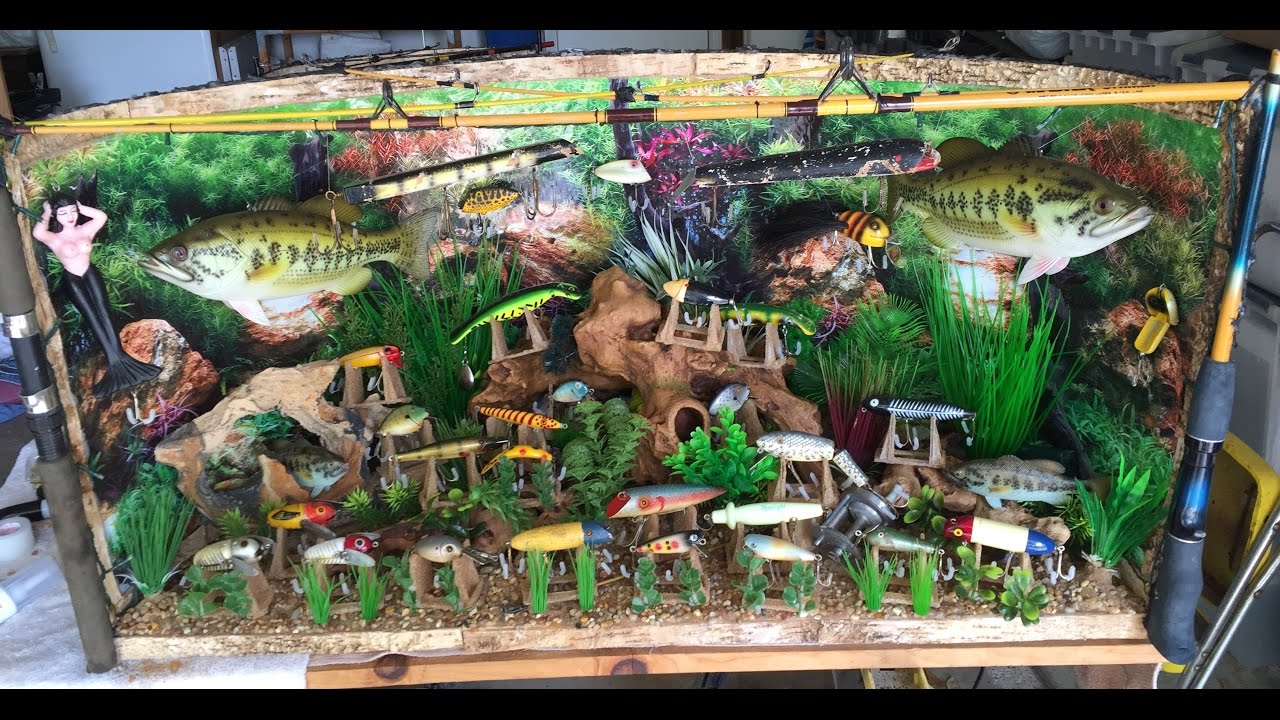Dioramas for Displaying Fishing Lures - Part 3 - YouTube