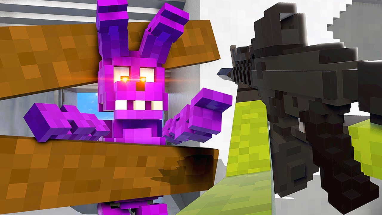 Bunker Base vs FNAF Animatronics - Teardown Mods Gameplay - YouTube