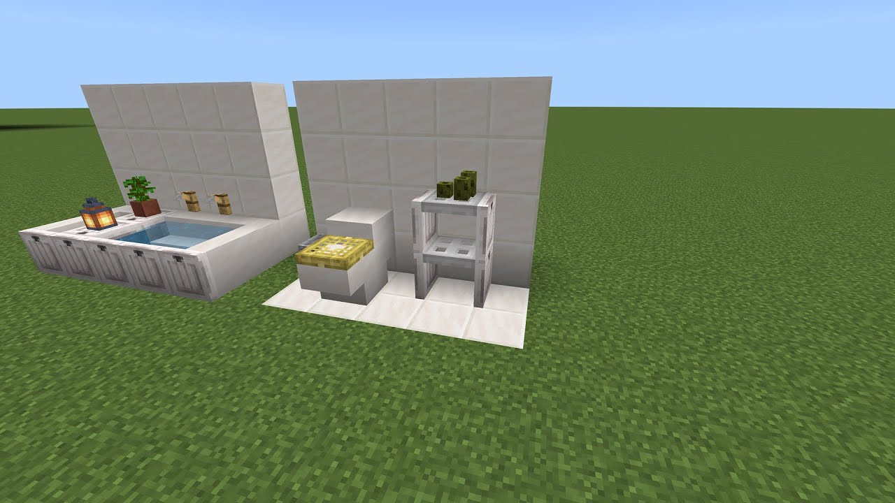 How To Build A Toilet In Minecraft Tutorial 759 - YouTube