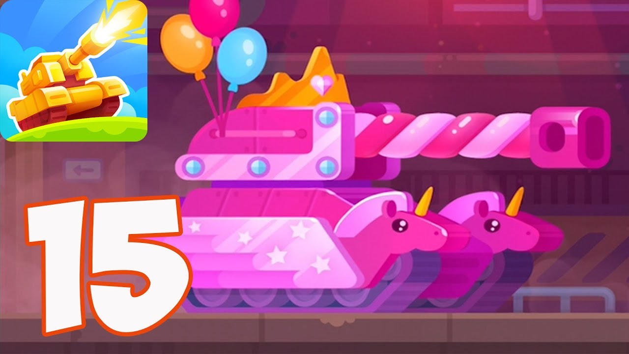 Tank Stars - Gameplay Walkthrough part 15 - New Update, New Tank Pinky ...