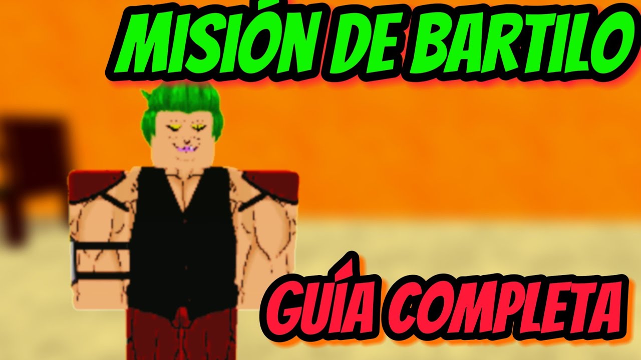 "Blox Fruits La misión de Bartilo Guía Completa - YouTube
