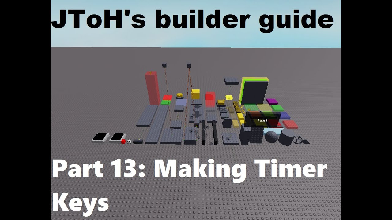 JToH Builder's Guide: Part 13: Making Timer Keys - YouTube