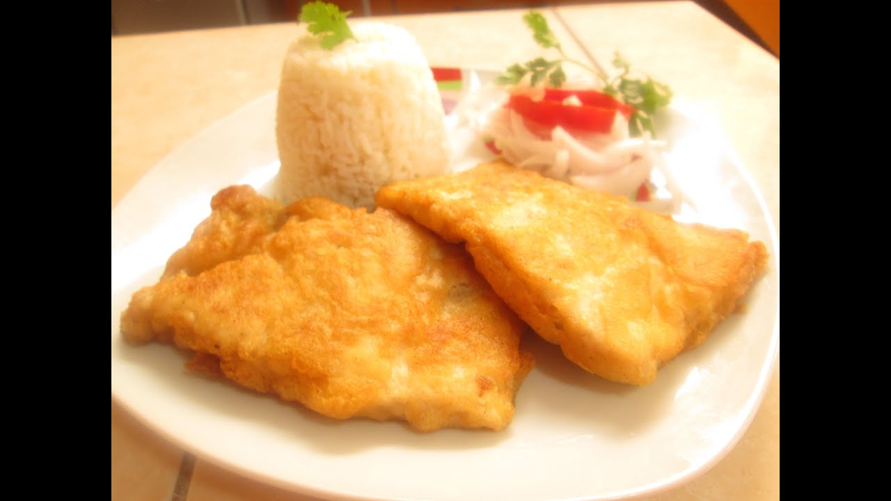 RECETA: Pescado Rebozado con Cerveza ... mis comentarios al final - YouTube