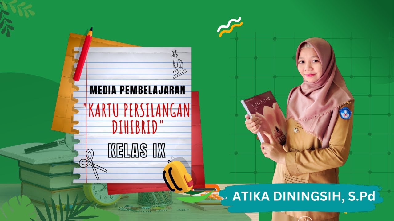 PEMBUATAN MEDIA PEMBELAJARAN "KARTU PERSILANGAN DIHIBRID" - YouTube
