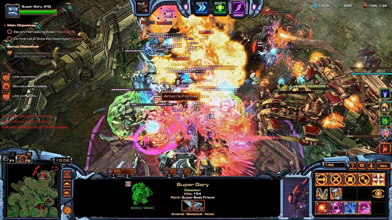 SC2 Co-Op Mist Opportunities "Never Say Die" Egon Stetmann GamePlay ...