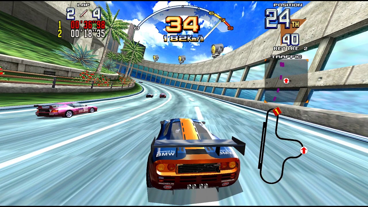 Scud Race [Arcade Game Emulation] - Supermodel 3 ★ SVN r791 - YouTube