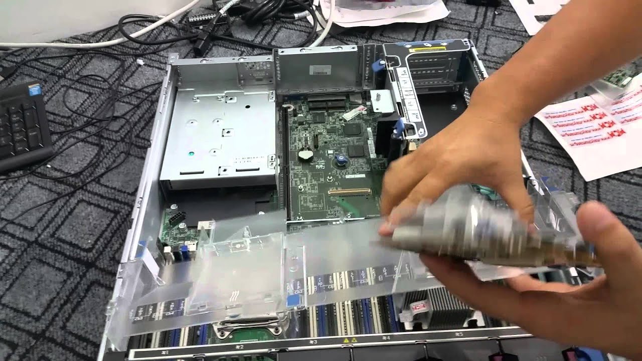 Hướng dẫn cài RAID trên card b140i trên máy chủ HP DL380 G9 - YouTube