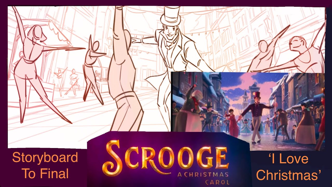 SCROOGE - ANIMATED MOVIE - I LOVE CHRISTAMS - SONG - STORYBOARD To ...