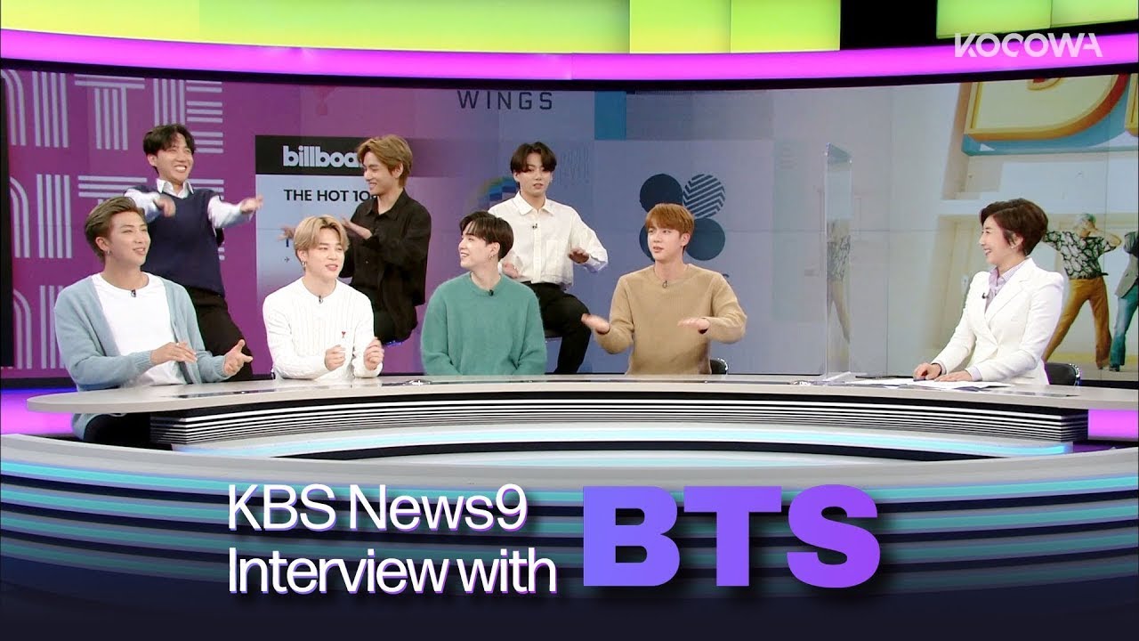BTS discuss the Billboard Top 100 [KBS News9 Interview with BTS] - YouTube