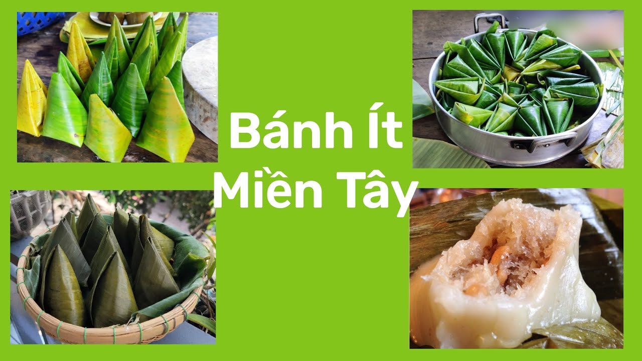Gói bánh Ít chuẩn bị cho đám giỗ - YouTube