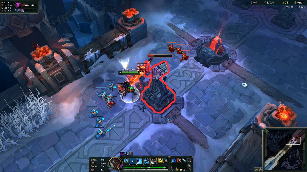 League of Legends l 1vs1 gegen nightblue gewonnen - YouTube