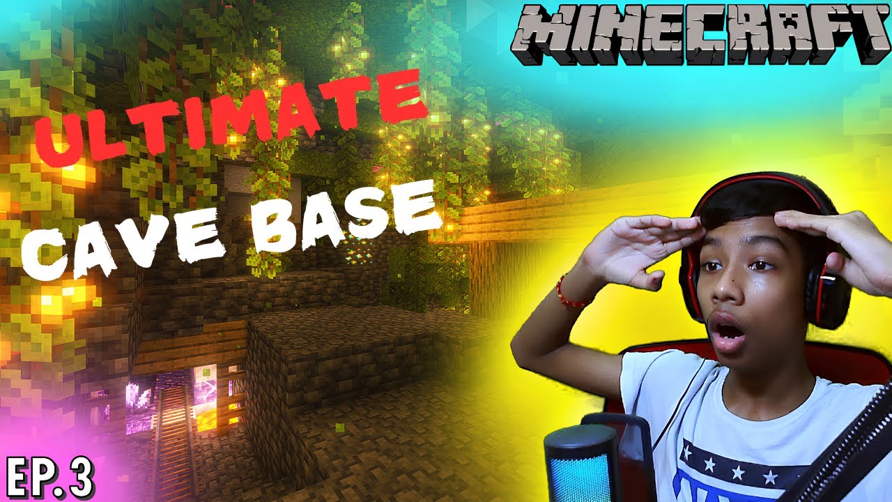 I Built The Ultimate Cave Base in Minecraft - YouTube