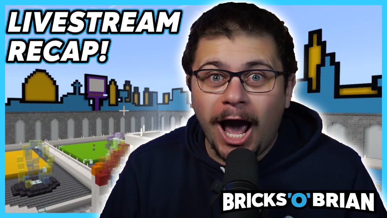 Minecraft Creative Building Challenge! - Livestream Recap with Bricks 'O' Brian - YouTube
