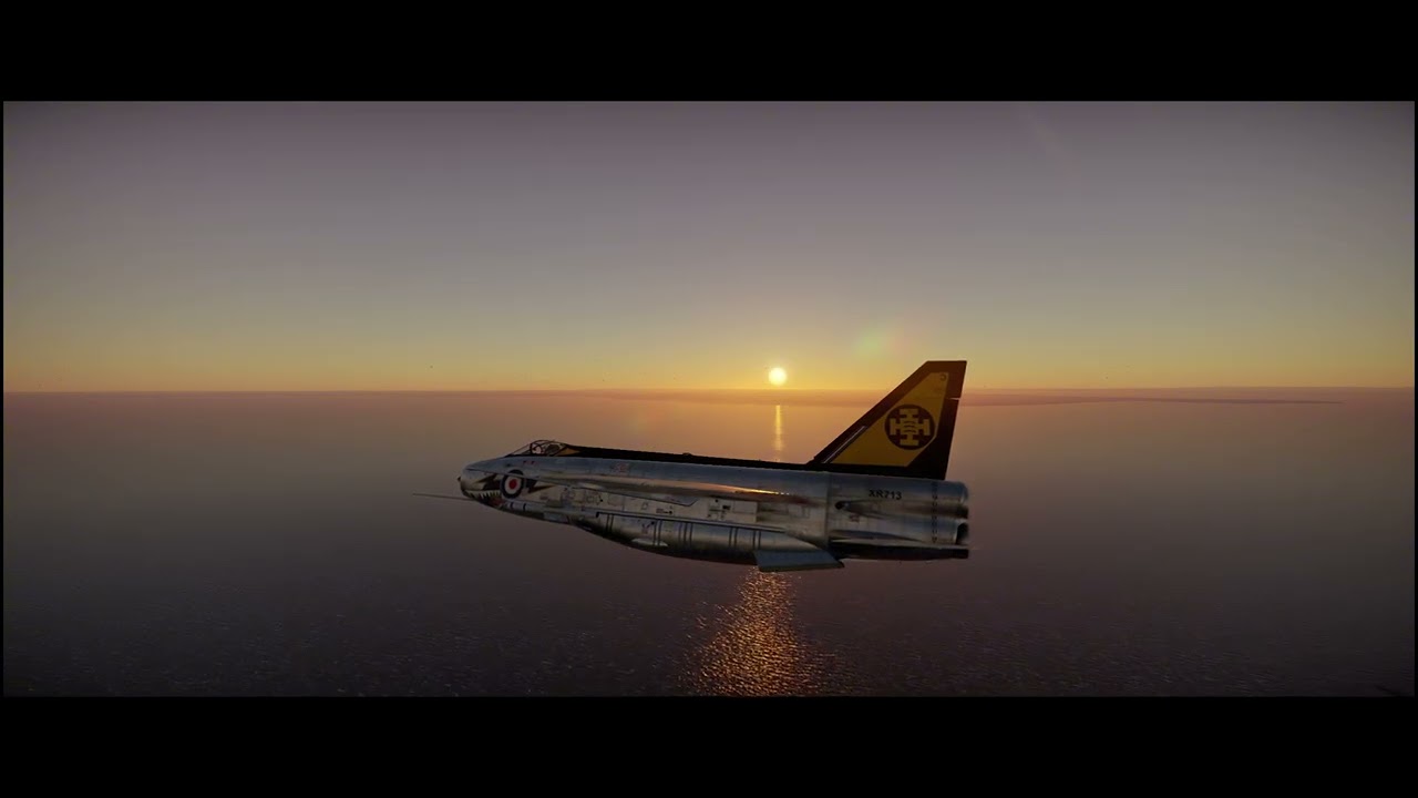 BAe Lightning F. Mk6 Chilled 4k - YouTube