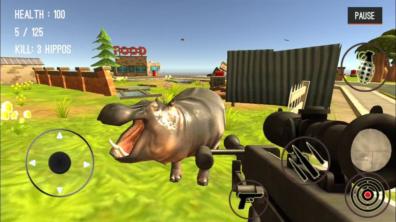 Wild Zoo Animals Hunting City | Android Gameplay #7 - YouTube