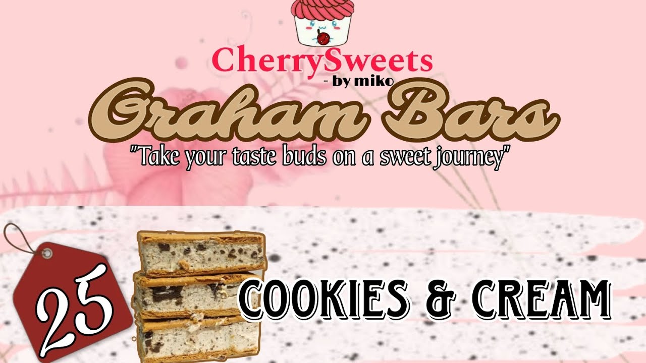 Cookies and Cream Graham Bar 💜 - YouTube