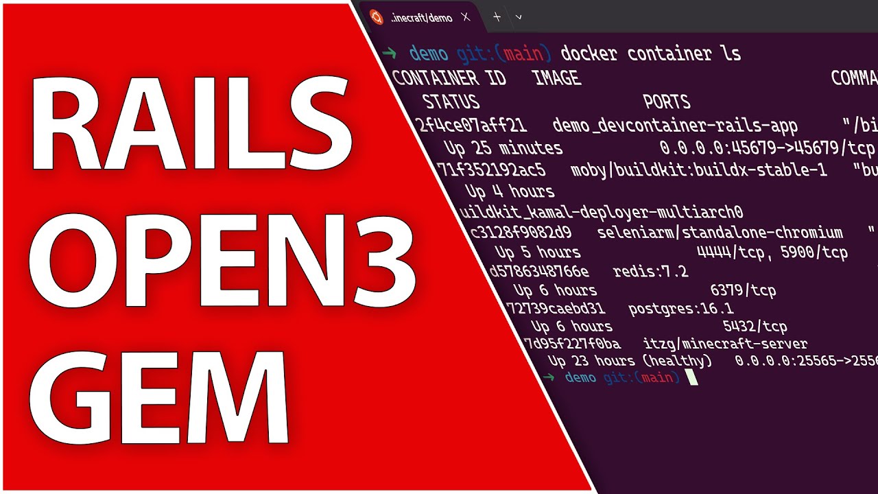 The Open3 Gem in Rails for Background Processes - YouTube