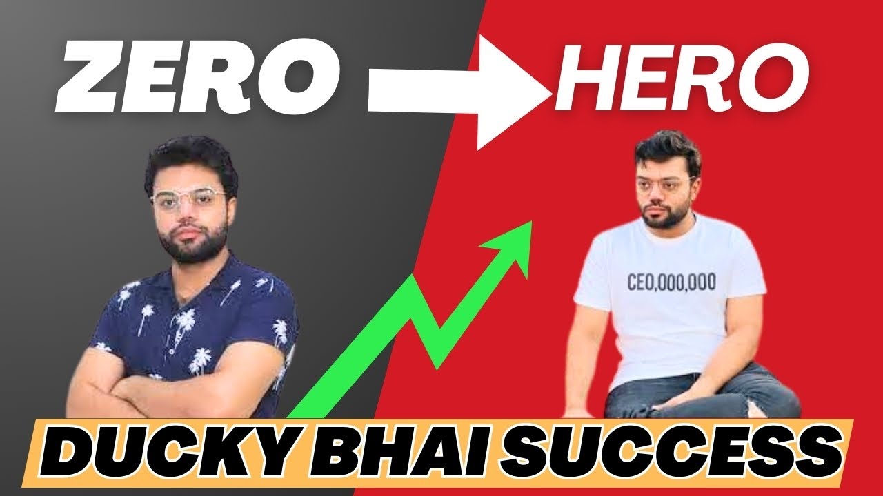 Ducky Bhai From Zero to YouTube Hero | Ducky Bhai vlog - YouTube