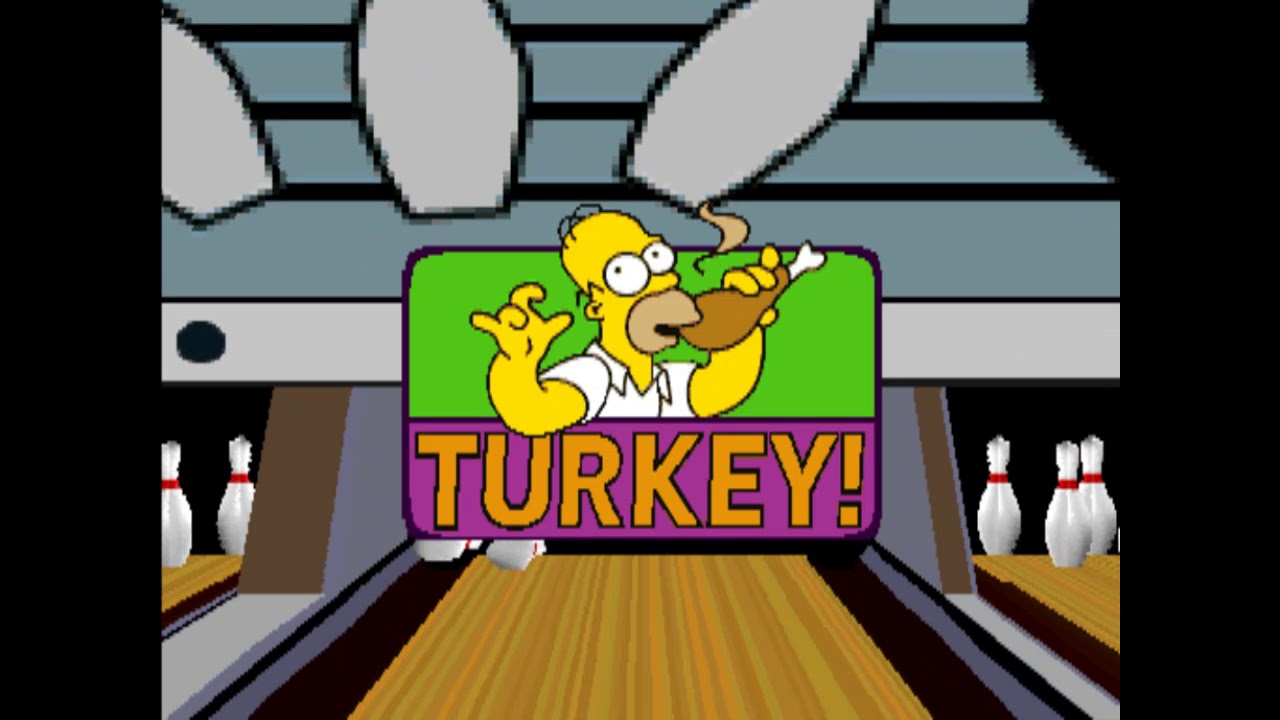 MAME The Simpsons Bowling [Willie] (Perfect Game) - YouTube