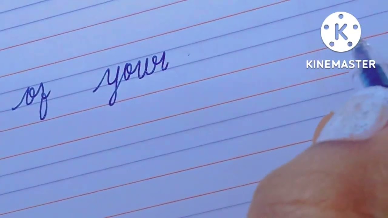 Simple cursive hand writing|English writing|Motivational quotes in ...