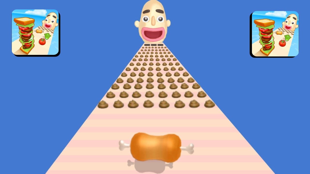 RAINBOW MONSTER:DRAW TO SAVE vs BURGER RUN,SANDWICH RUNNER,DINOSAUR ...