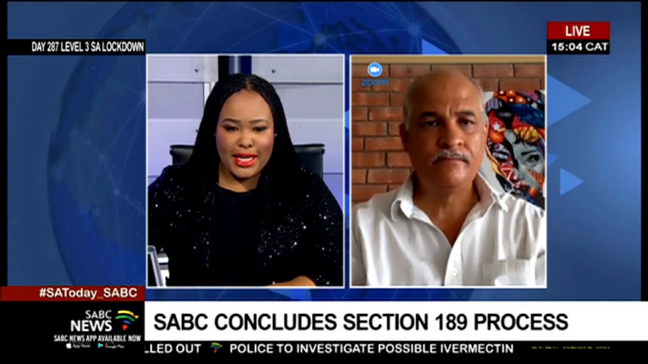 SABC concludes its Section 189 process: Ian Plaatjies - YouTube