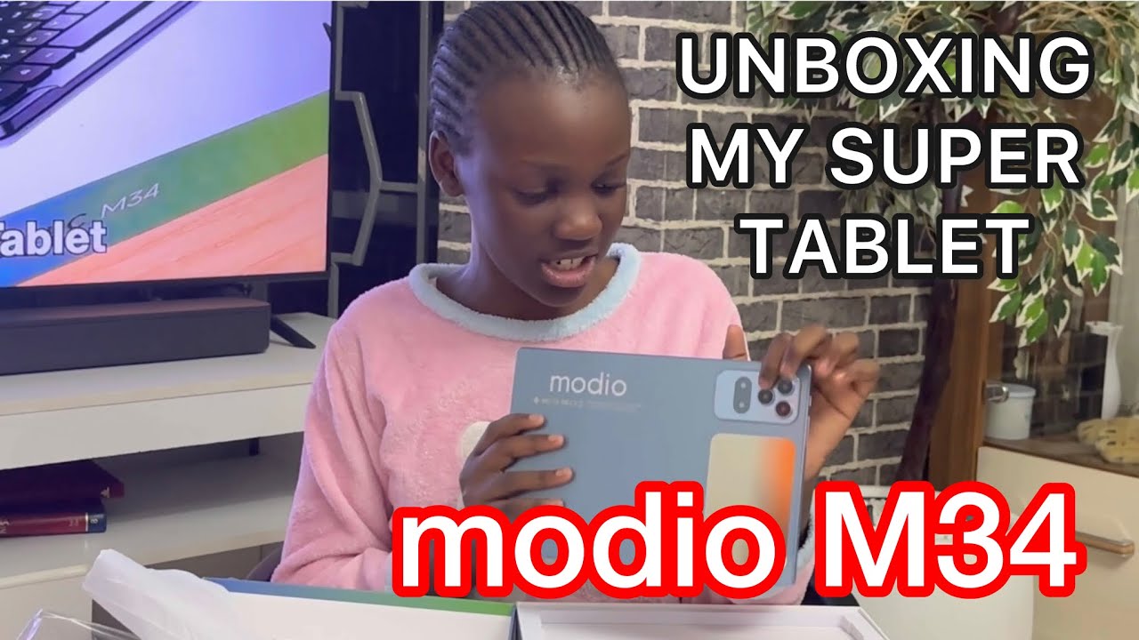 Unboxing my new Modio M34 super tablet - YouTube