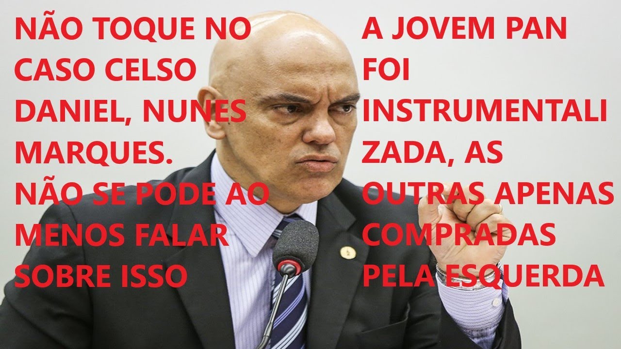 ALEXANDRE DE MORAES, INTERROMPE E QUASE CALA NUNES MARQUES. SOBRE CASO ...