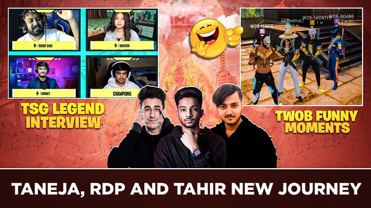 WOB FUNNY MOMENT 😂 || TSG LEGEND FUNNY INTERVIEW 😂 || RDP AND TANEJA ...