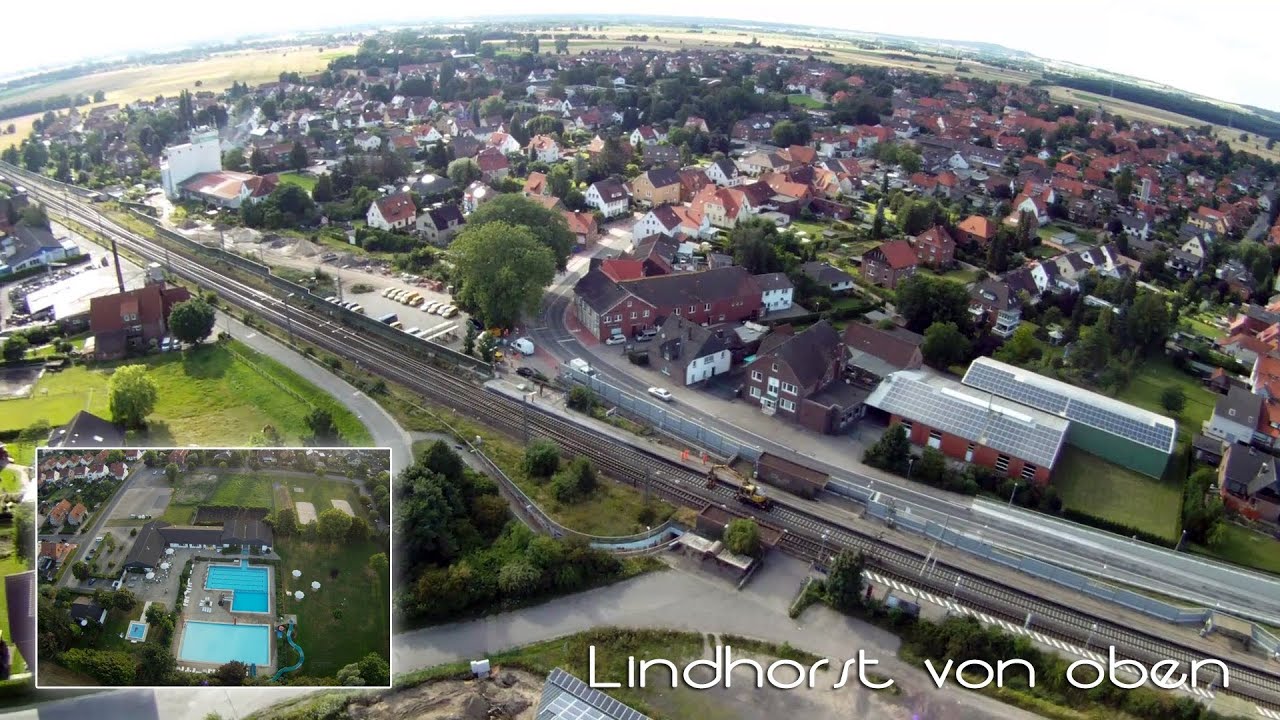 Lindhorst von oben - Sommer 2012 - YouTube
