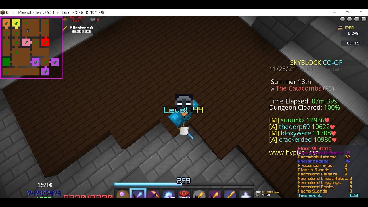 How to be INVINCIBLE in the F6 boss fight (hypixel skyblock) - YouTube