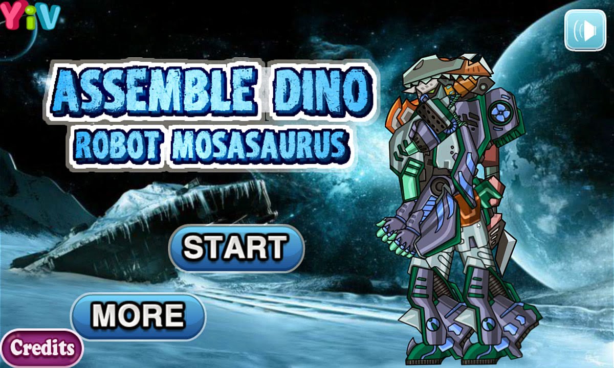 Assembel Dino Robot Mosasaurus Game - YouTube