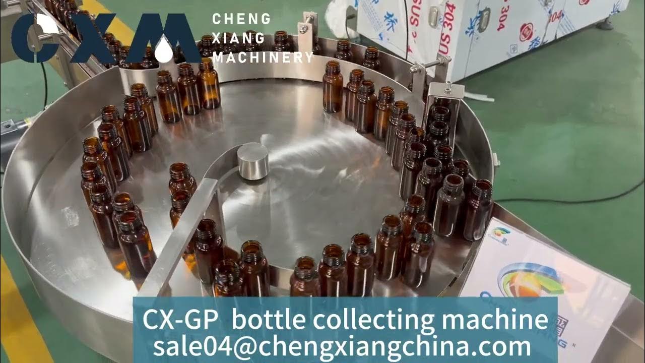 CX-GP bottle collecting machine #machine #manufacturing #cap #factory #cxm #equipment # ...