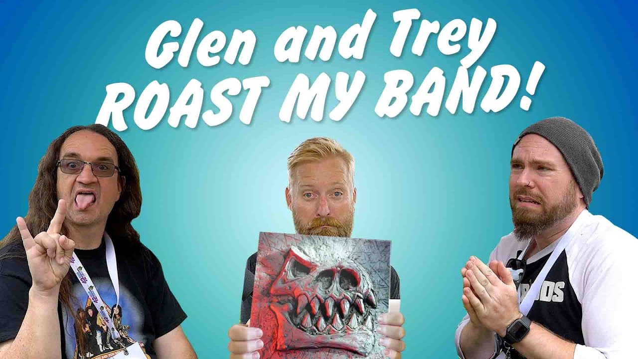 Glen Fricker and Trey Xavier listen to my surf band "Dinosaur Ghost ...