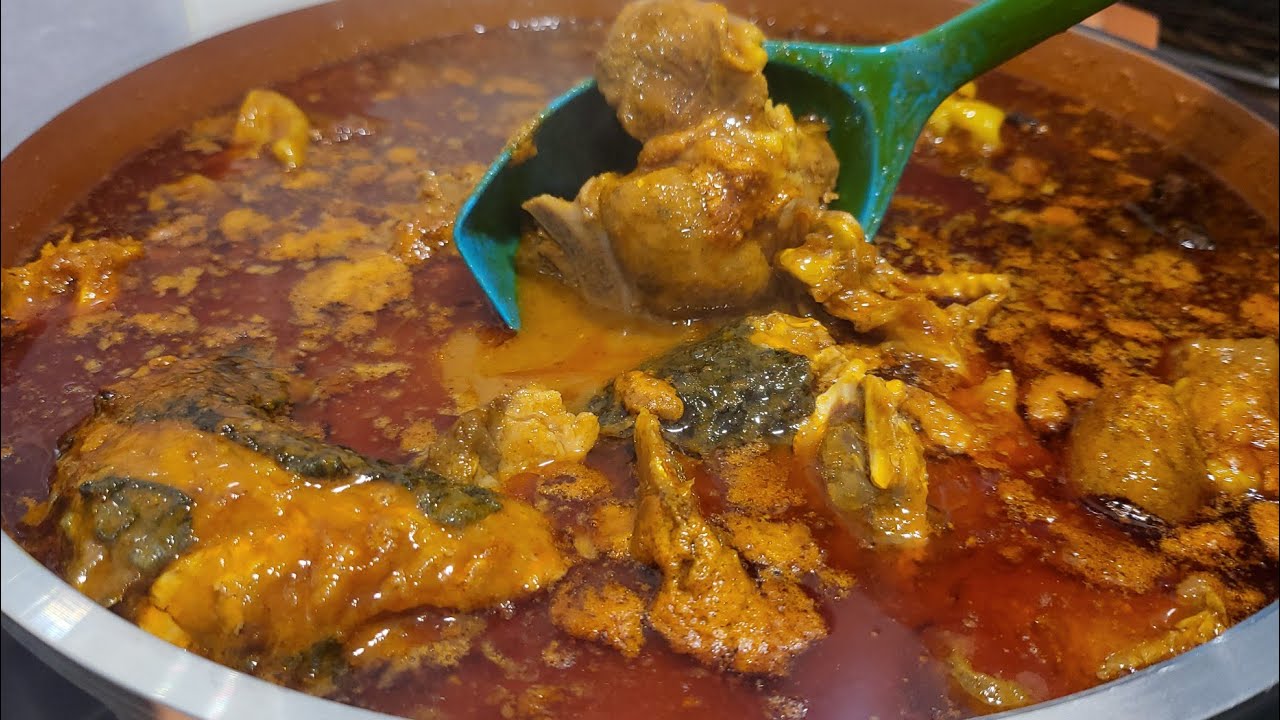 Nigerian Goat meat banga soup? Absolute banger! - YouTube