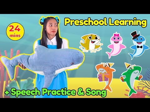 Learn COLORS | Baby Shark Song | Learning Videos for Toddlers & Preschool | Speech Therapy Practice