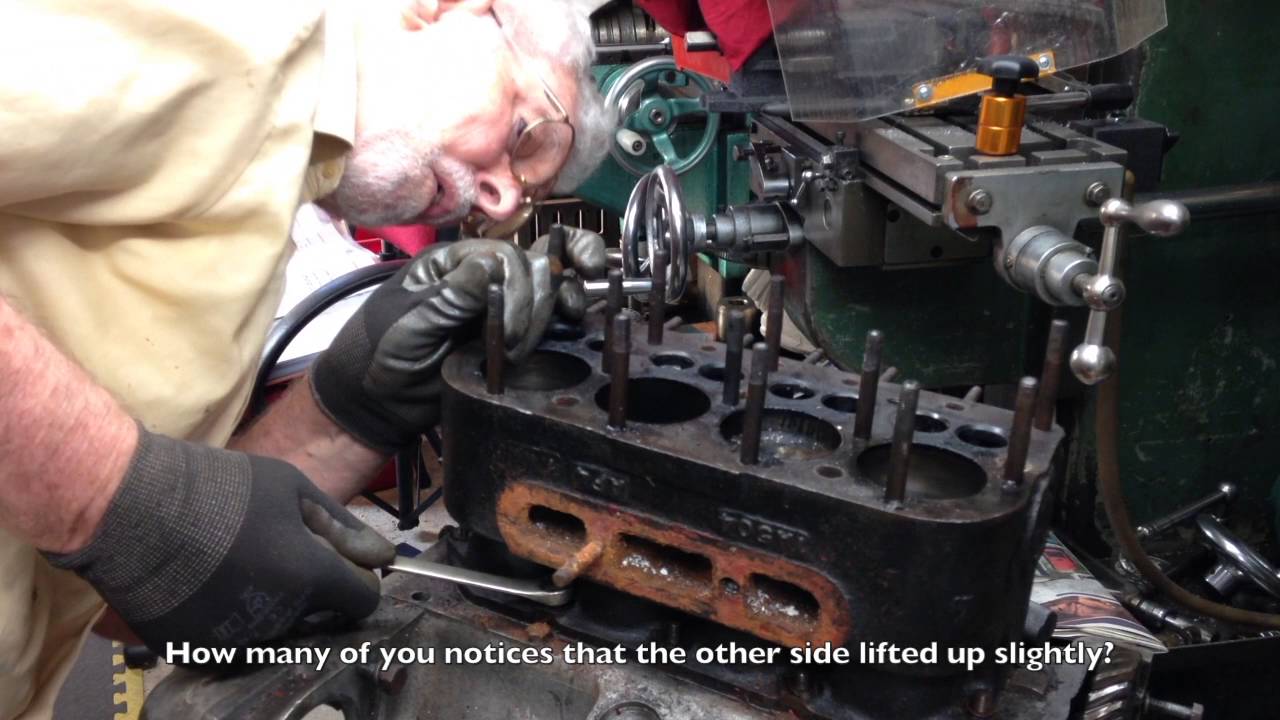 Austin Seven Ruby ARQ: Cylinder block - YouTube