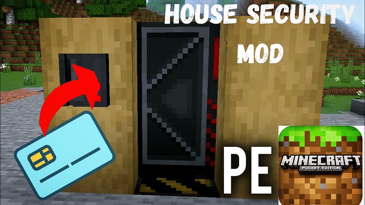 Minecraft Security house mod download || Minecraft house security|| # ...